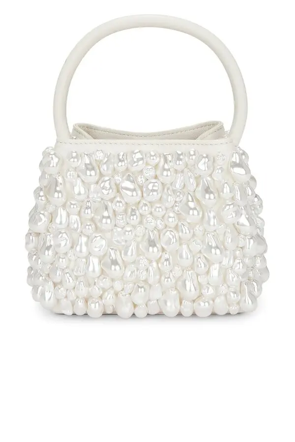 Cult Gaia Solene Top Handle Bag - Pearl