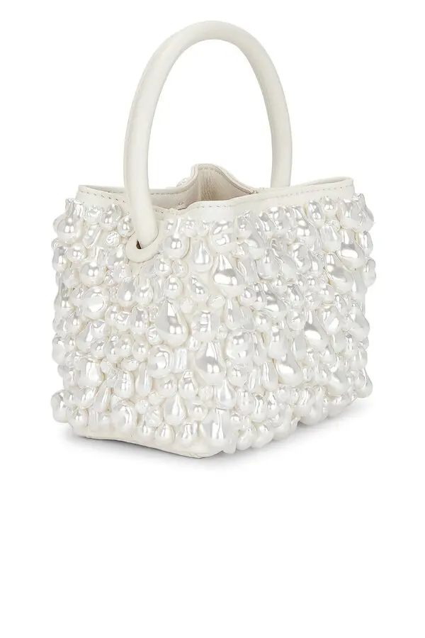 Cult Gaia Solene Top Handle Bag - Pearl