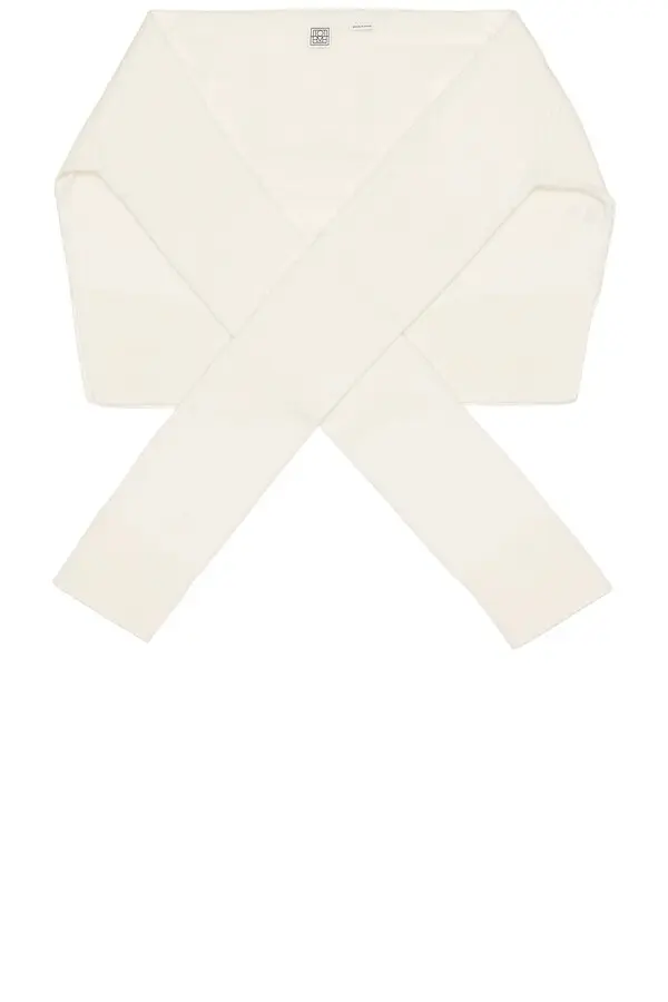 TOTEME Sleeve Scarf - White