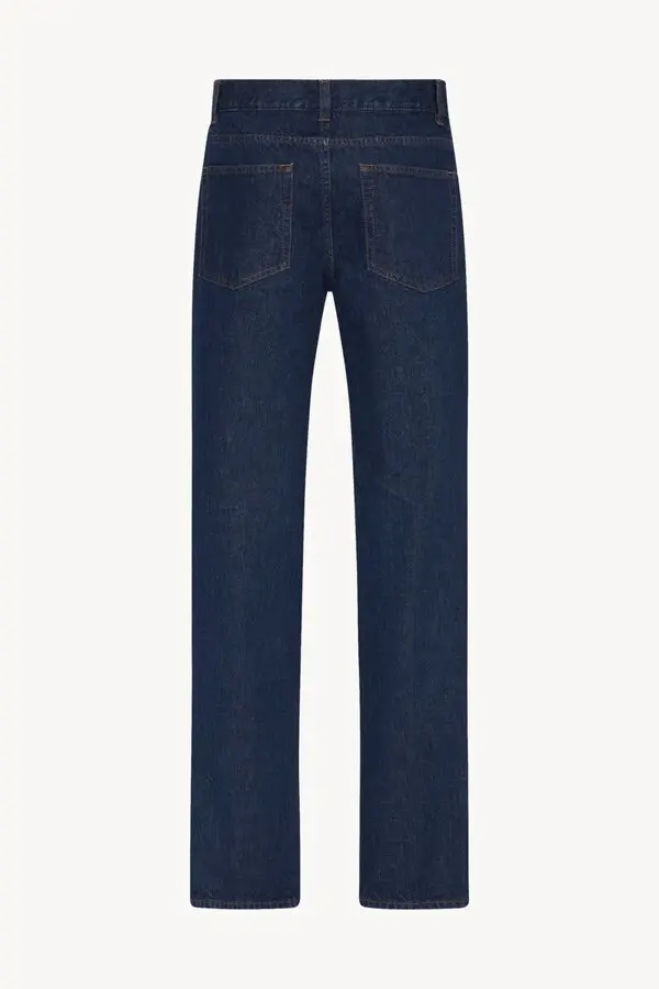 THE ROW Carlyl Jean In Cotton - Indigo