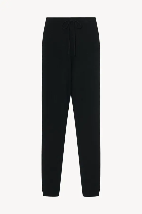THE ROW Lippet Cashmere Pants - Black