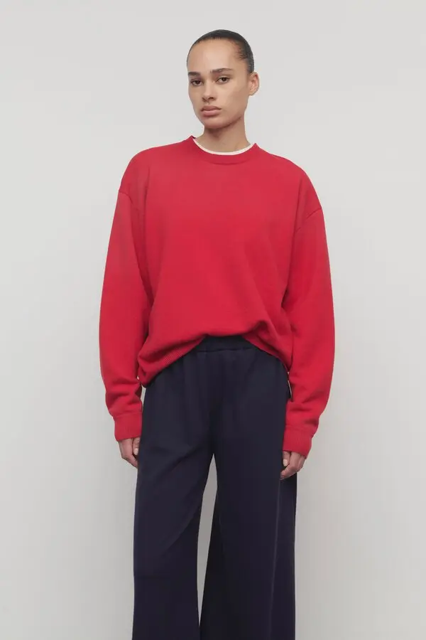 THE ROW Leora Cashmere Sweatshirt