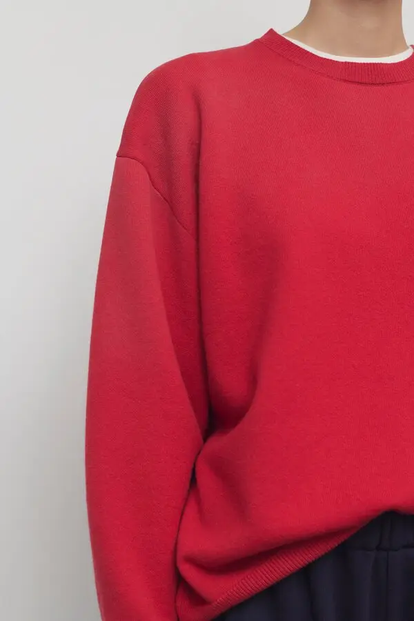 THE ROW Leora Cashmere Sweatshirt