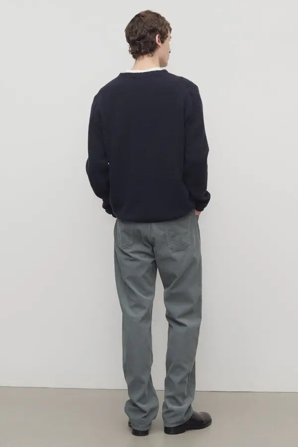 THE ROW Corduroy Fred Pant - Grey