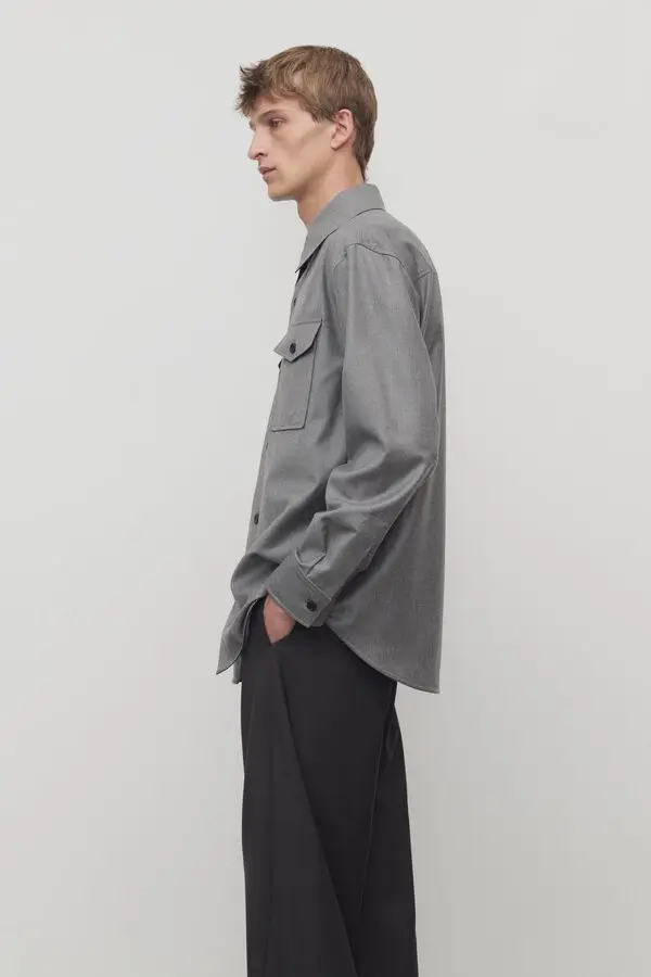 THE ROW Dashiell Shirt - Grey