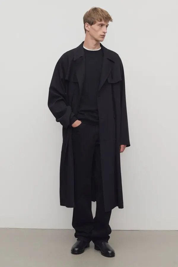 THE ROW Finnian Coat In Virgin Wool