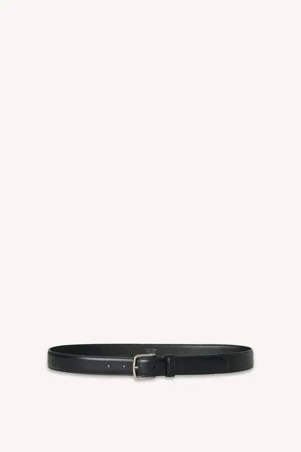 THE ROW Classic Leather Belt - Black