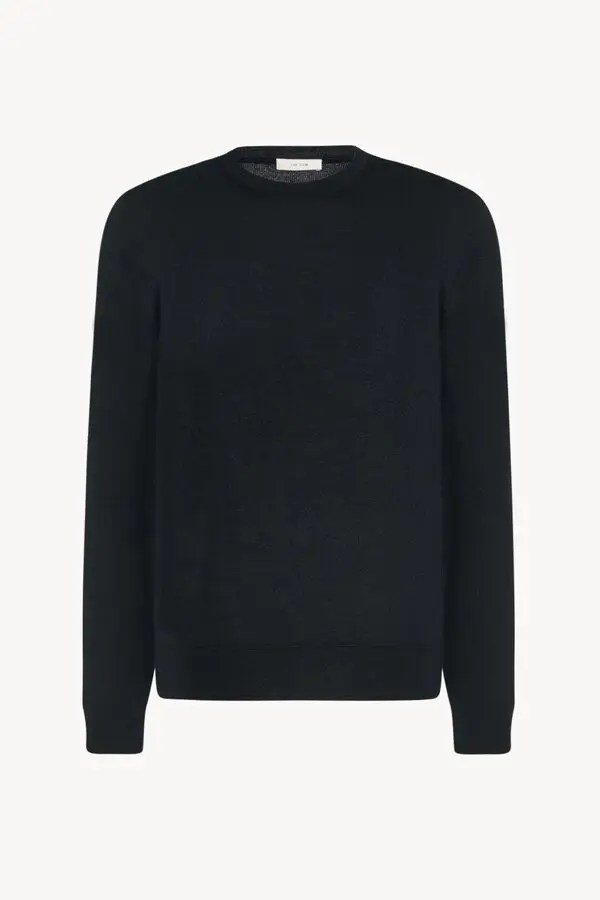 THE ROW Dioniso Cashmere Sweater - Black