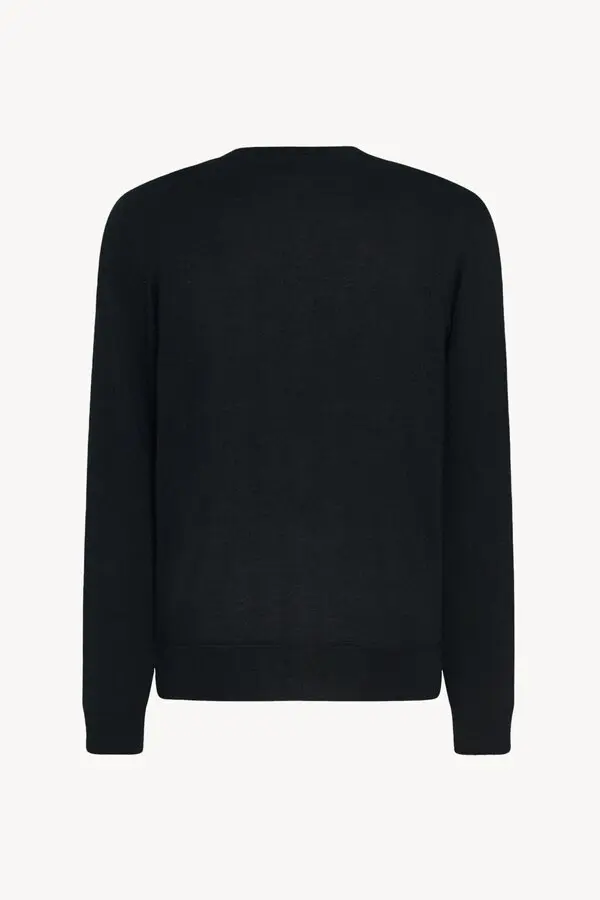 THE ROW Dioniso Cashmere Sweater - Black