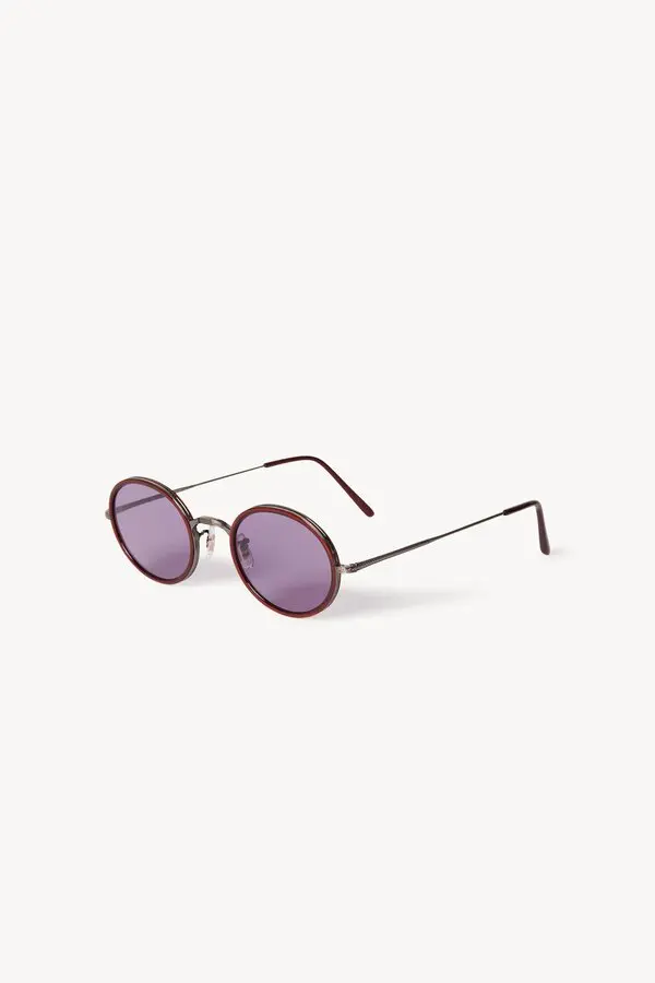 The Row Kelly Sunglasses - Burgundy/Purple | Editorialist