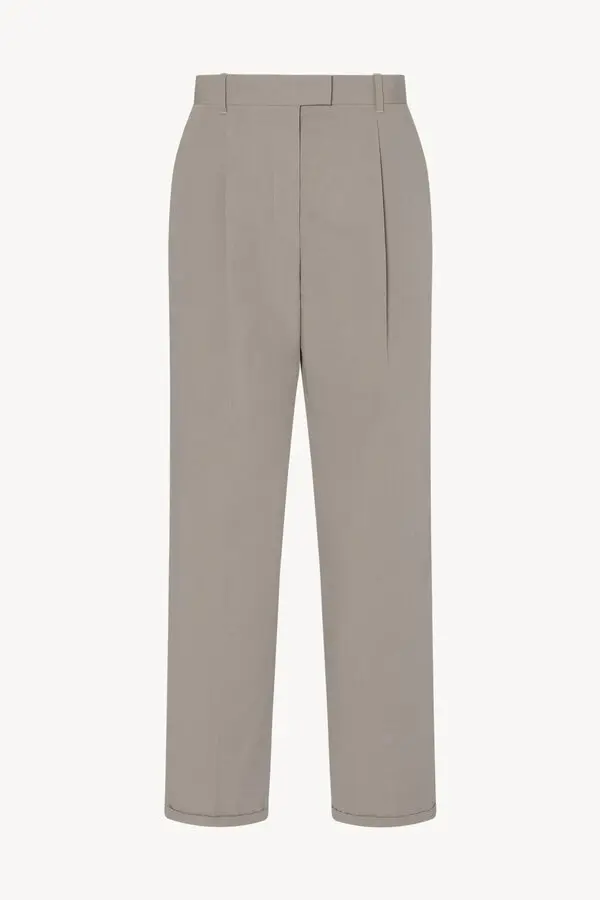 THE ROW Neriah Pant In Cotton And Silk