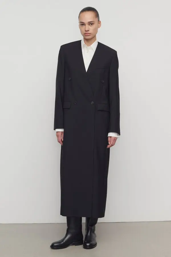 THE ROW Arista Coat In Virgin Wool