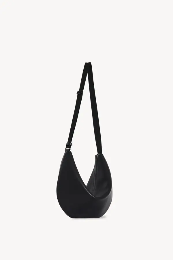 THE ROW Crescent Crossbody Bag - Black