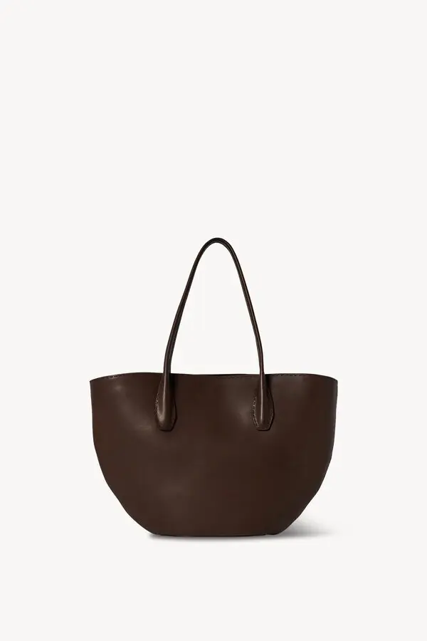 THE ROW Alger Tote Bag - Deep Brown / Deep Brown