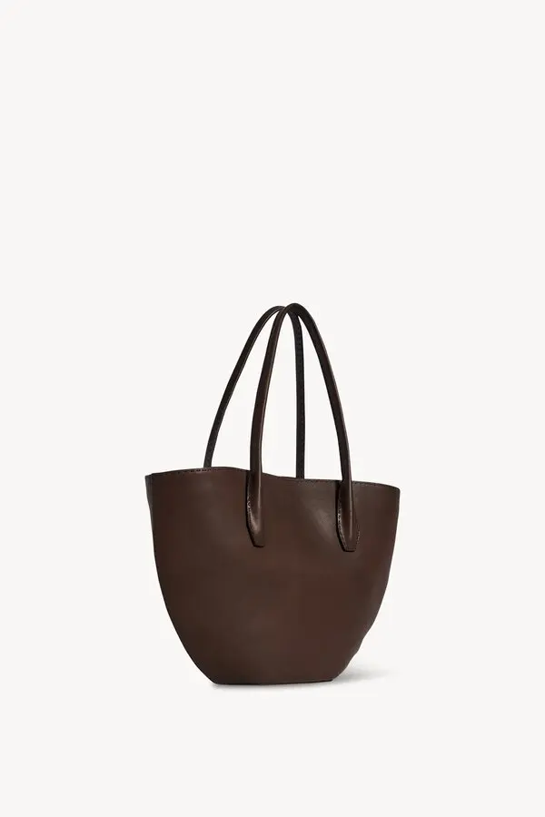 THE ROW Alger Tote Bag - Deep Brown / Deep Brown