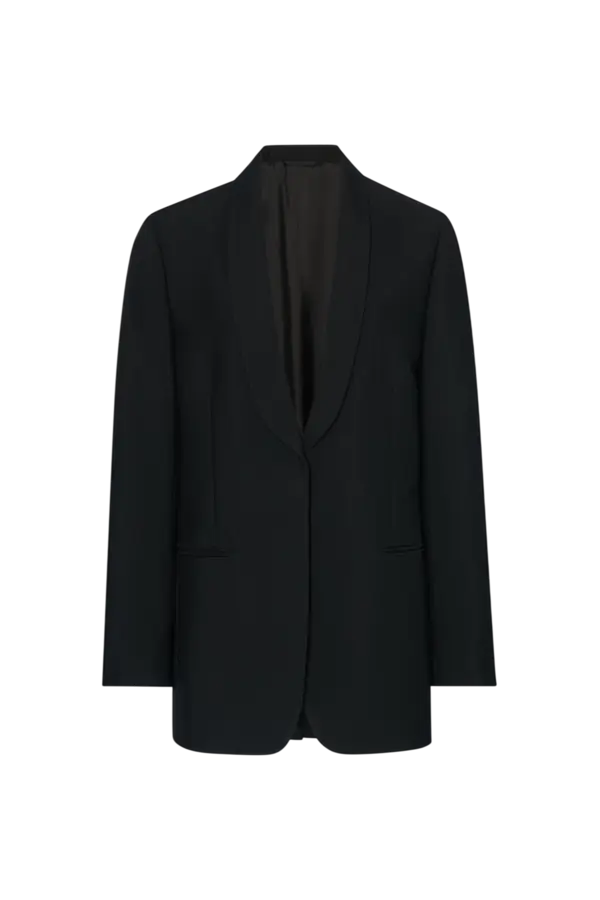 THE ROW Verity Jacket In Virgin Wool - Black