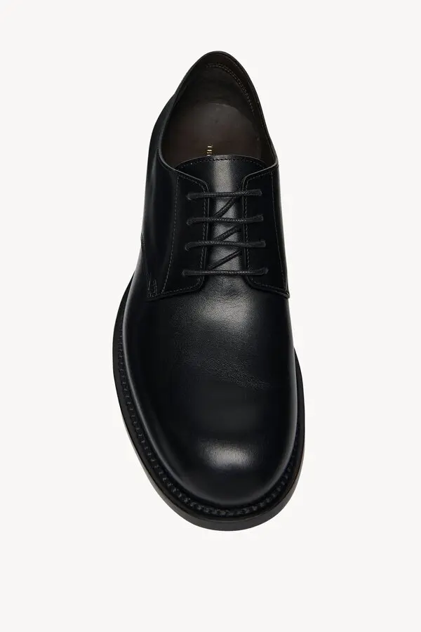 THE ROW Novus Derby Shoe - Black
