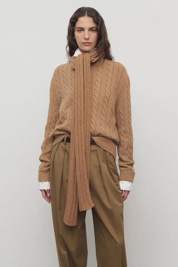 THE ROW Amos Scarf - Fawn