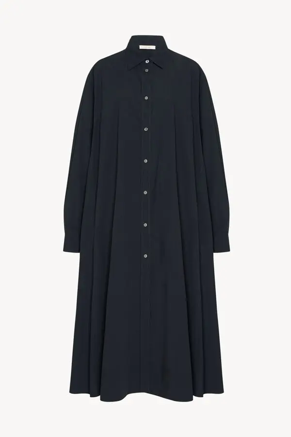 THE ROW Zeph Cotton Shirtdress