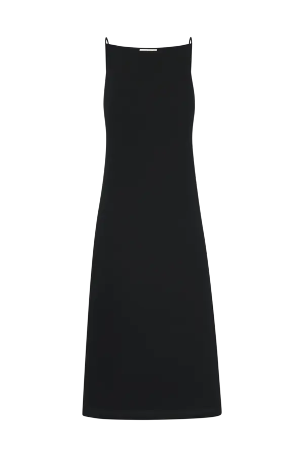 THE ROW Seraphina Silk Dress - Black