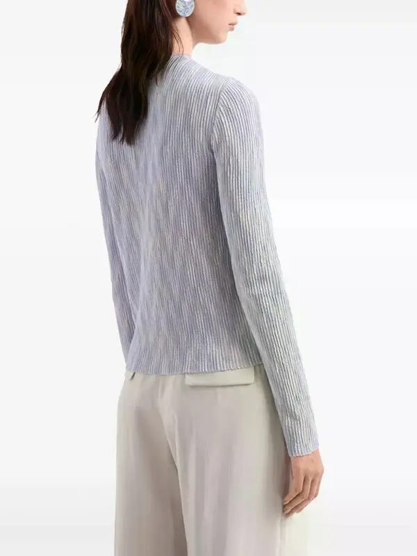 Giorgio Armani Fine Ribbed Jersey Top
