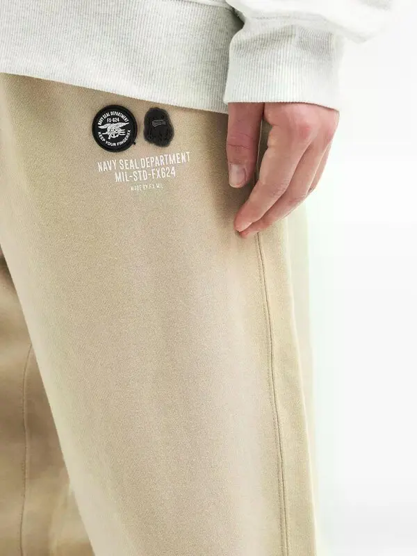 FINGERCROXX Logo-patch Cuffed Track Pants