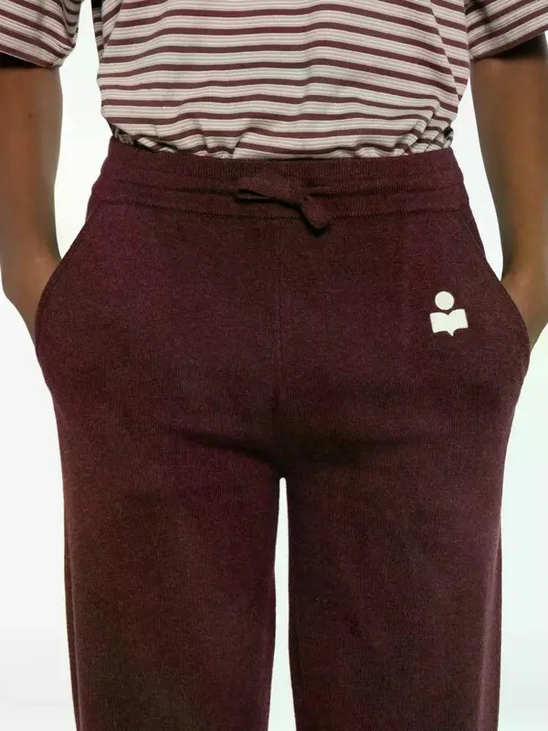 MARANT ETOILE Embroidered Logo Drawstring Track Pants
