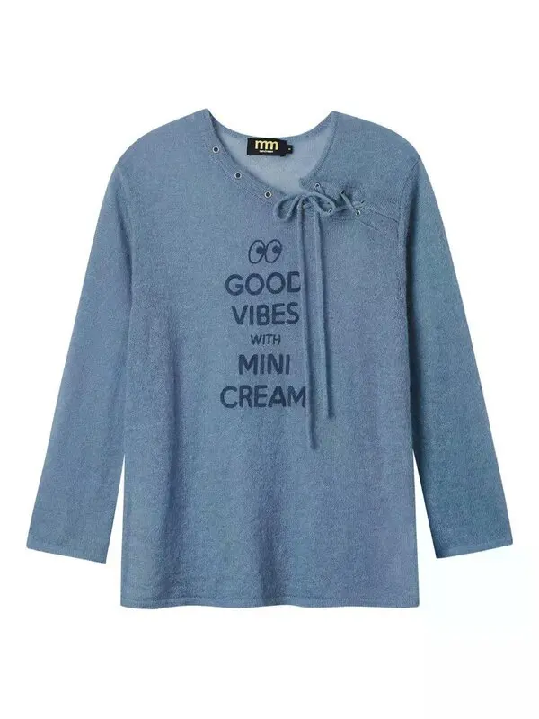 MINI CREAM Graphic Print Jumper