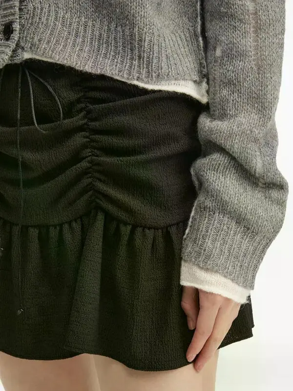B+AB Mini Skirt With Ruffle Hem