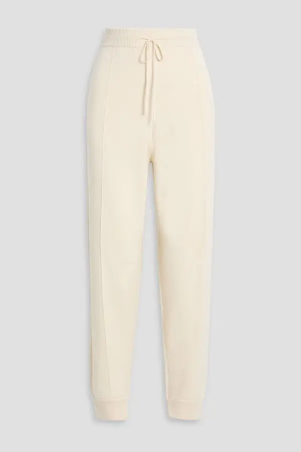 TOTEME Knitted Track Pants - Cream