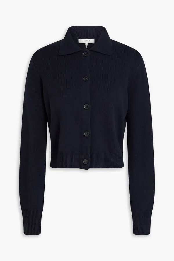 FRAME Cashmere Cardigan - Navy