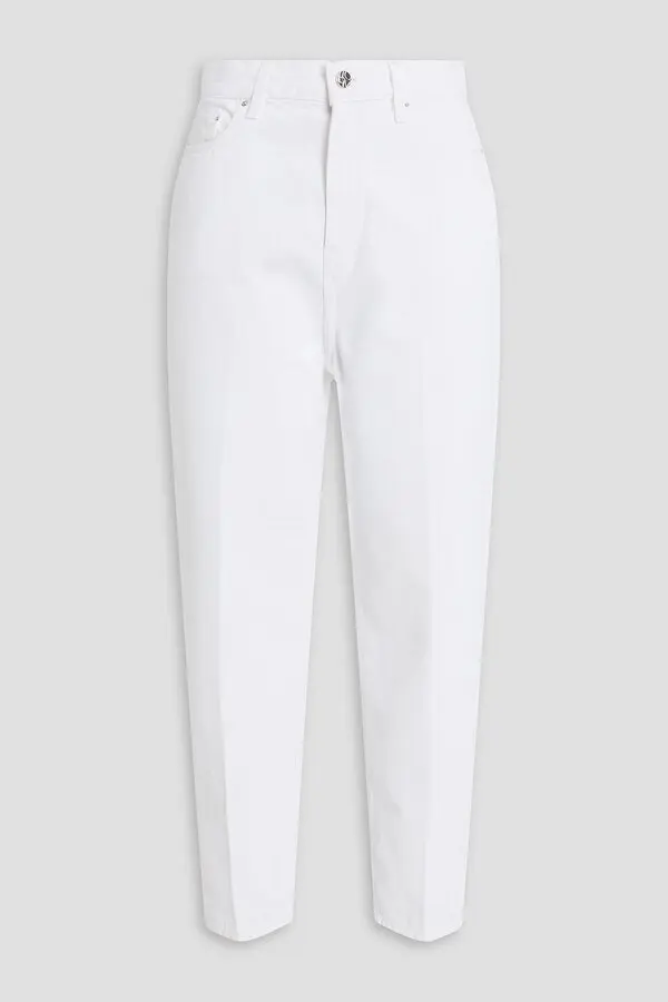 TOTEME High-rise Tapered Jeans - White