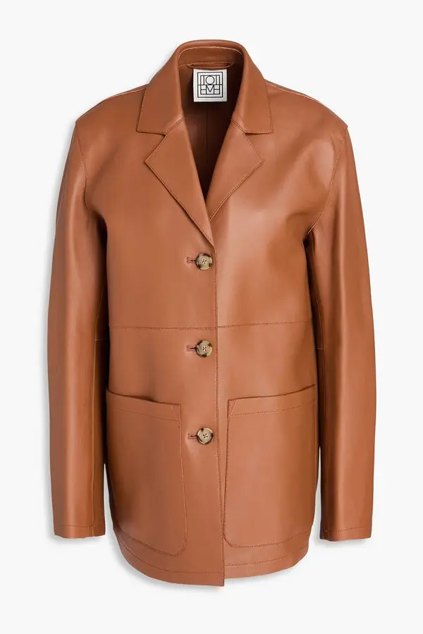 TOTEME Leather Blazer