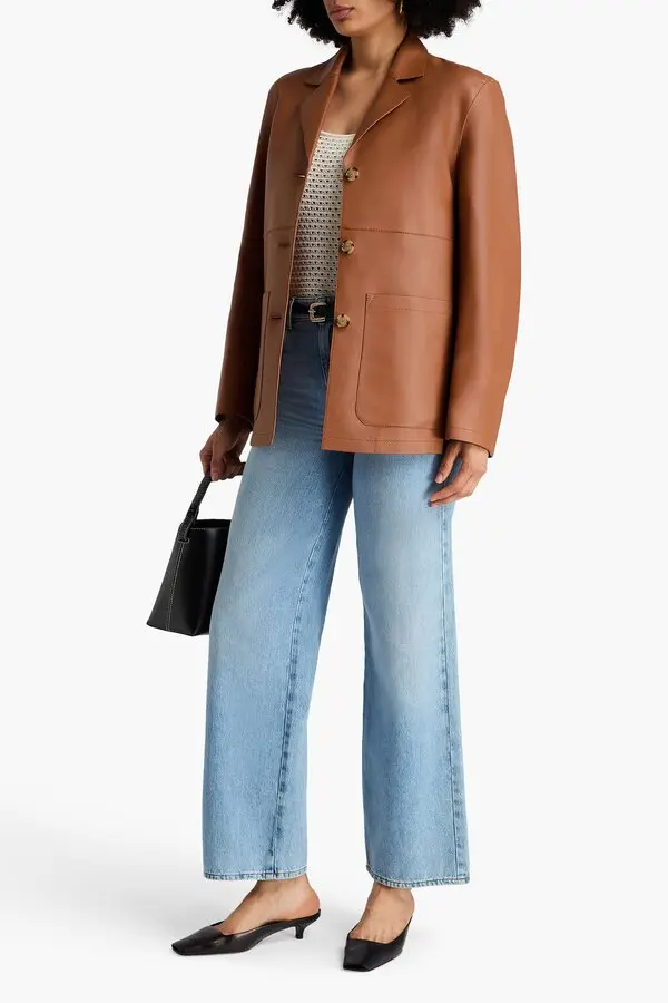 TOTEME Leather Blazer