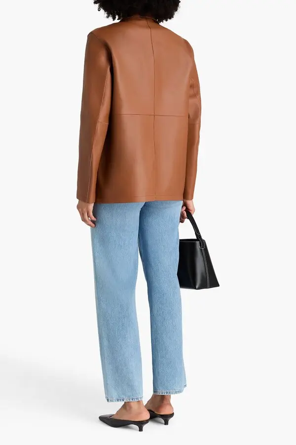 TOTEME Leather Blazer