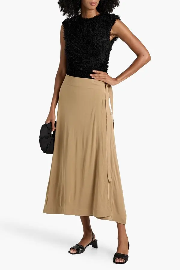 TOTEME Frayed Silk Top