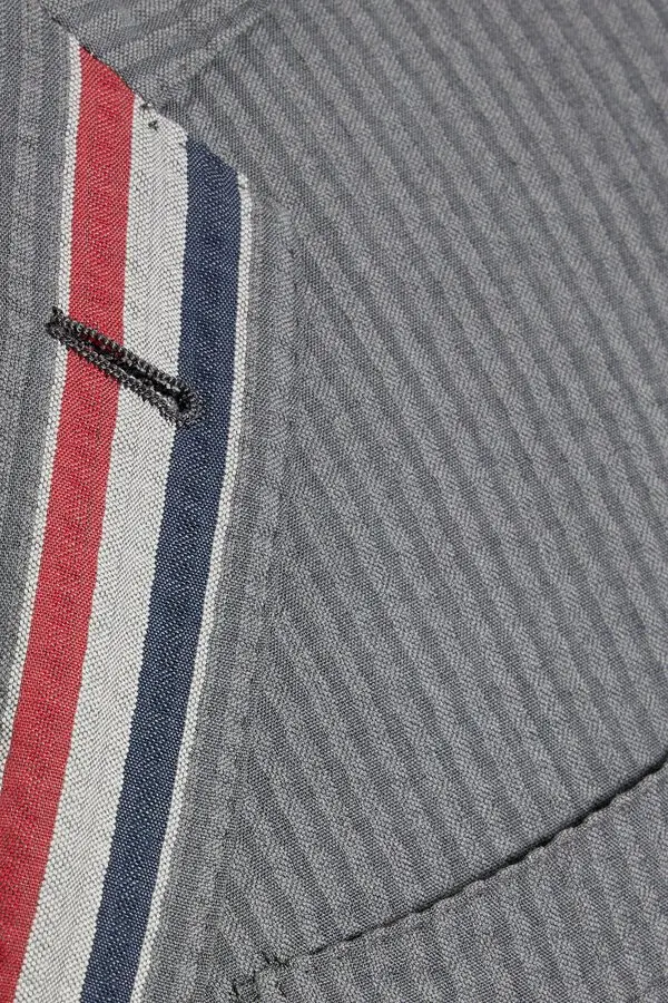 Thom Browne Striped Woolseersucker Blazer