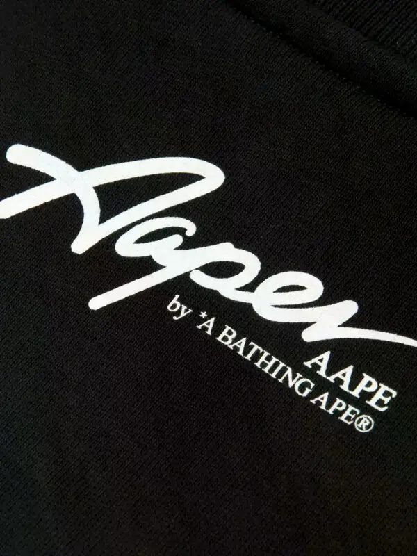 AAPE BY *A BATHING APE Embroidered Cardigan With Ribbed Trim