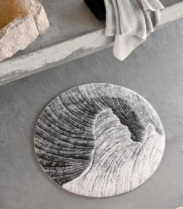 ABYSS & HABIDECOR Yoji Bath Mat - Silver