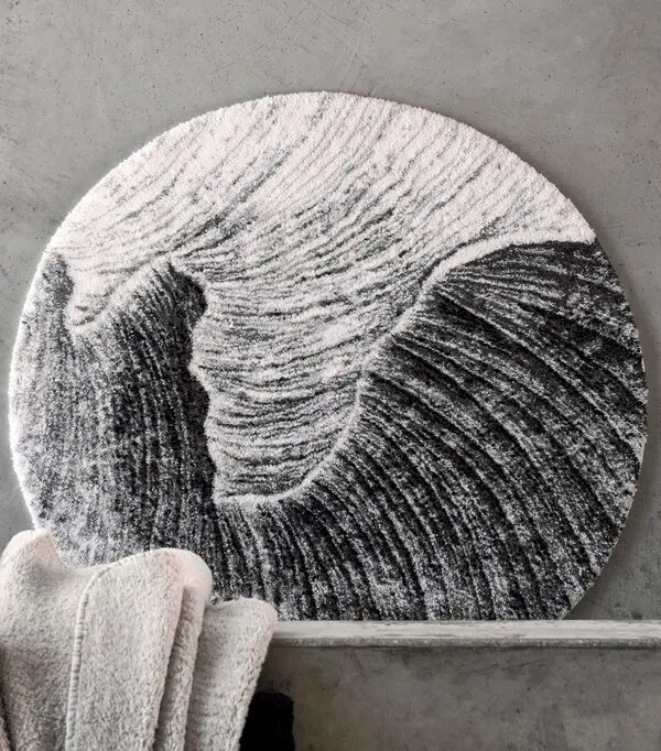 ABYSS & HABIDECOR Yoji Bath Mat - Silver
