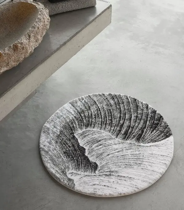 ABYSS & HABIDECOR Yoji Bath Mat - Silver