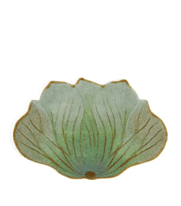 ABYSS & HABIDECOR Lotus Bath Mat - Blue
