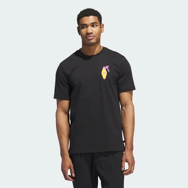 Adidas Chip In Nyc Graphic Tee - Black