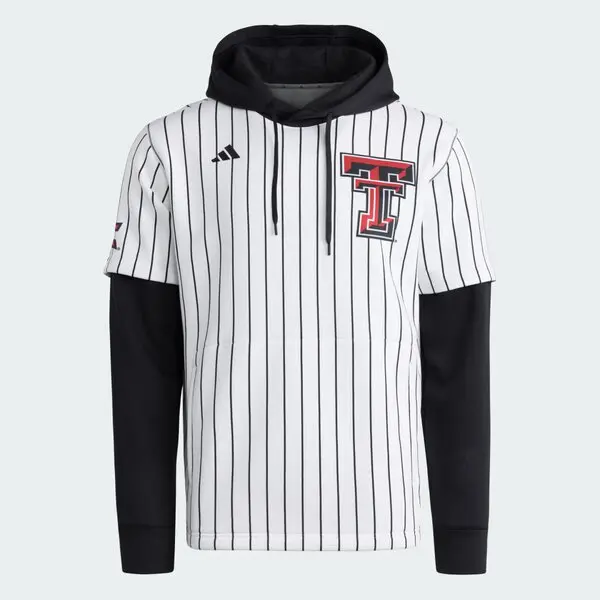 Adidas Texas Tech Red Raiders Baseball Hooded Jersey