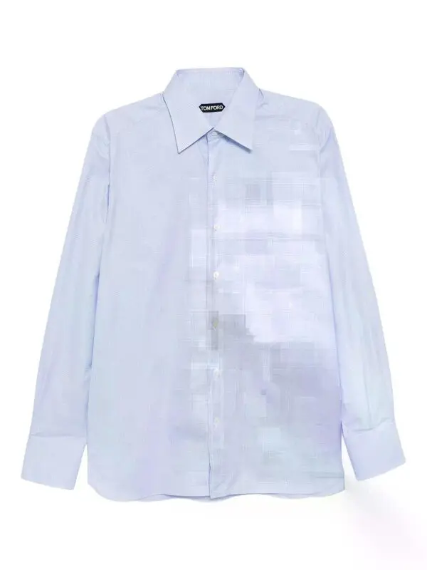 TOM FORD Plaid Cotton Shirt