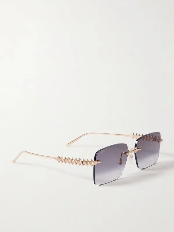 CARTIER Clash De Rimless Sunglasses