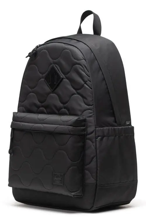 Herschel Supply Co. Heritage Quilted Backpack - Black