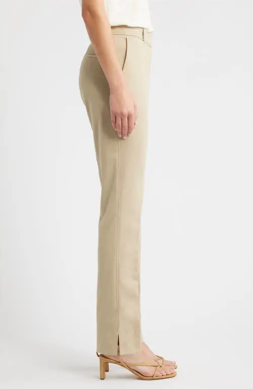 BOSS Tapria Stretch Cotton Ankle Flare Pants