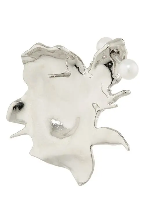 JUSTINE CLENQUET Juliet Faux Pearl Earrings