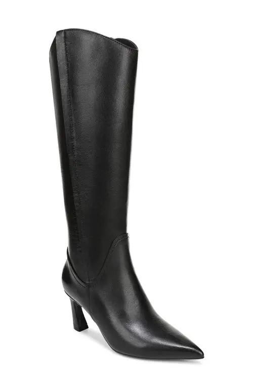 Naturalizer Pointed Toe Knee High Boots - Black